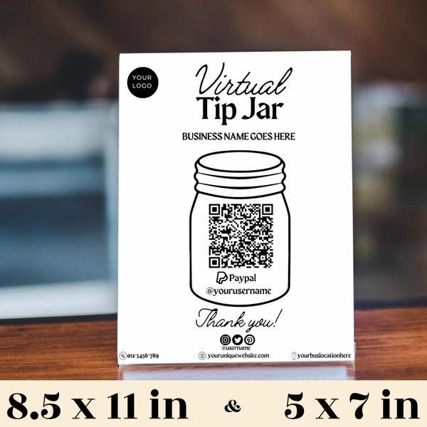 Tips Appreciated Sign - Etsy