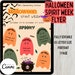 Halloween School Spirit Week Itinerary Flyer | Editable Canva Template ...