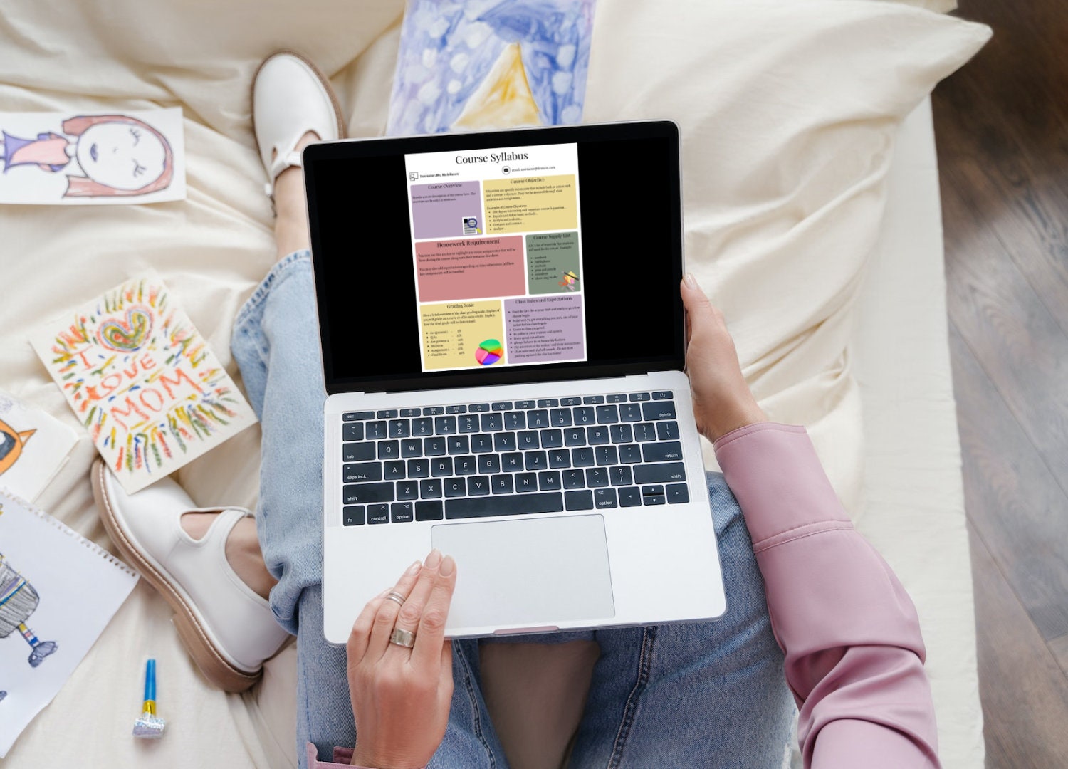 Colorful Syllabus Template Version 1 | Middle School Syllabus | High ...