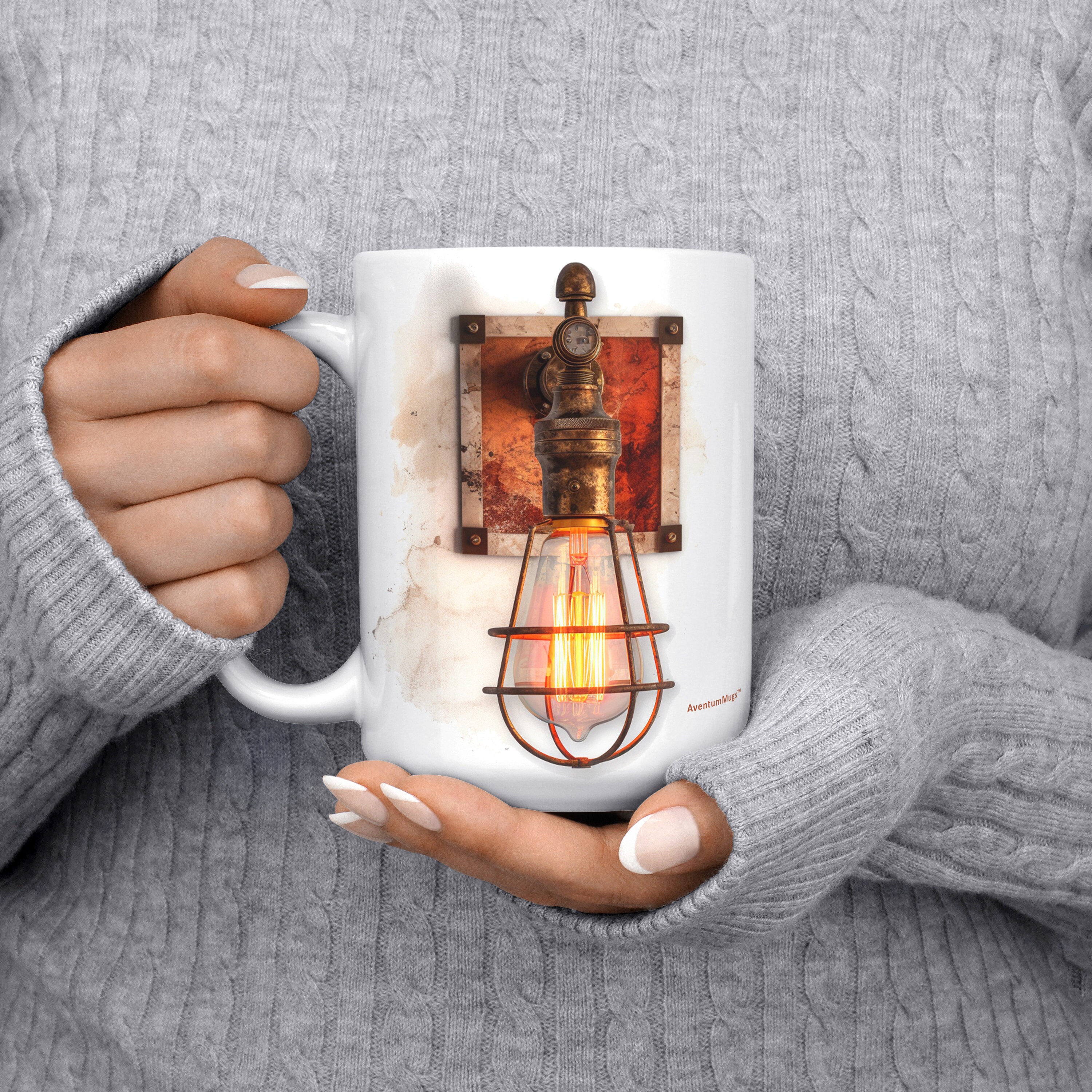 Vintage Pendant Light Ceramic Coffee Mug. Best Mug for Coffee Pros and ...