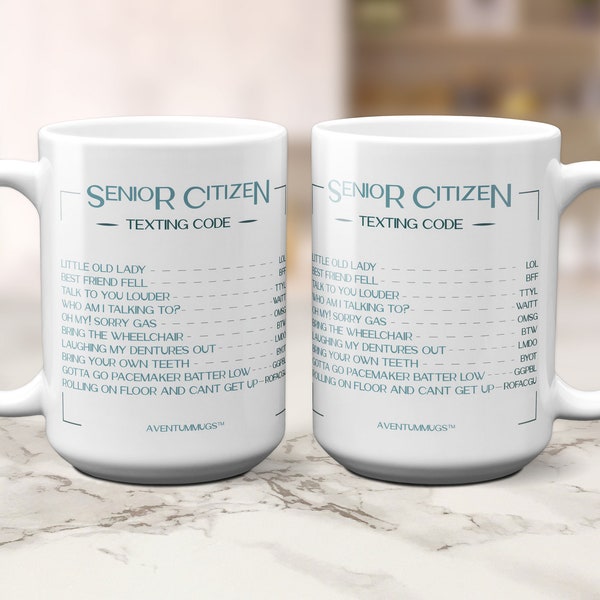 Funny Senior Mug - Etsy