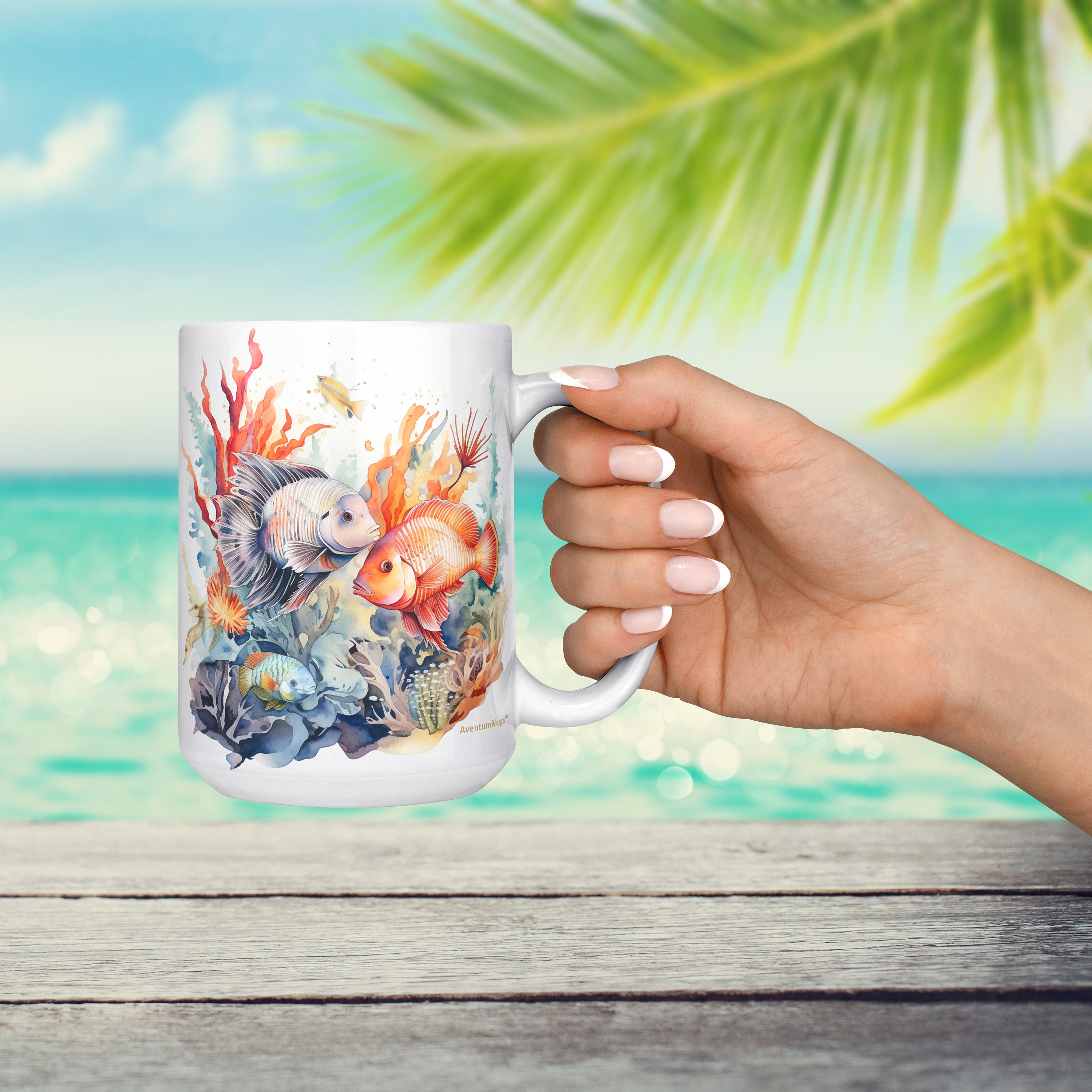 Tropical Fish Ceramic Coffee Mug. Best Ceramic Mug for Coffee Pros and ...