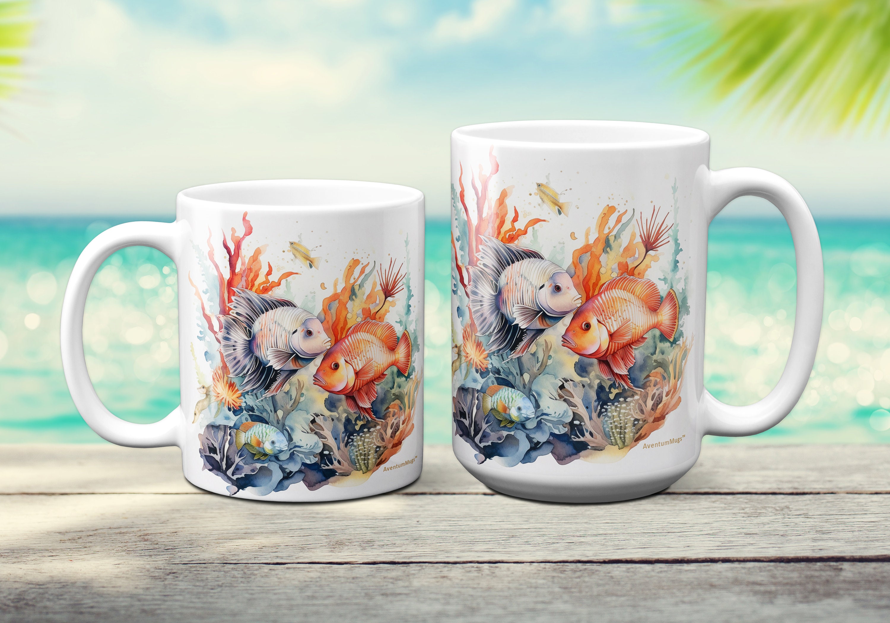 Tropical Fish Ceramic Coffee Mug. Best Ceramic Mug for Coffee Pros and ...