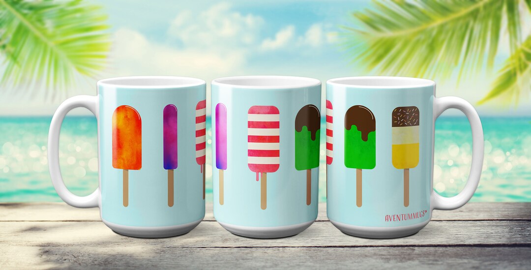Summertime Popsicle Mug, Summer Vacation, Summertime Fun, Summertime ...