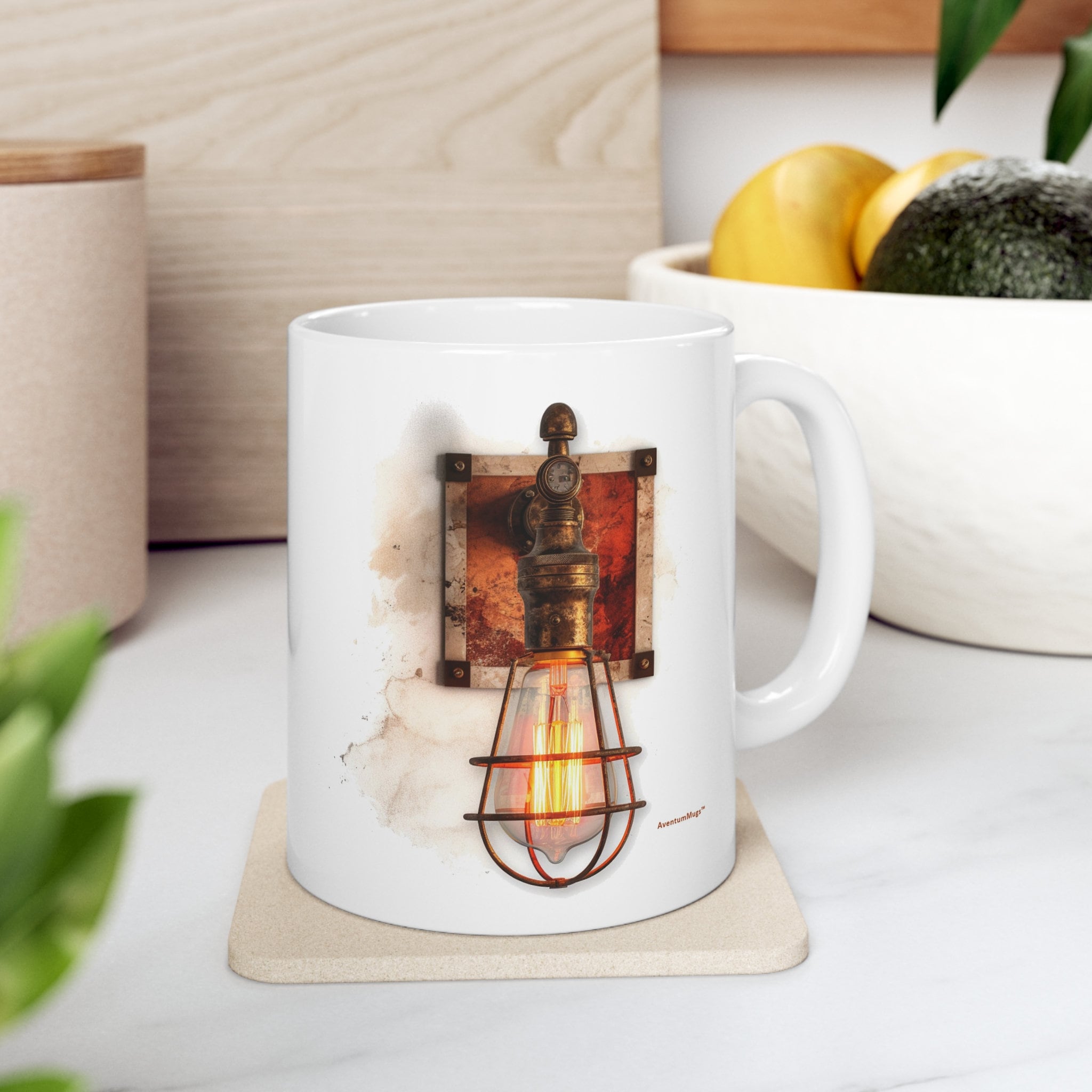 Vintage Pendant Light Ceramic Coffee Mug. Best Mug for Coffee Pros and ...