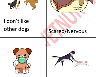 Veterinary Kennel Warning Signs - Etsy