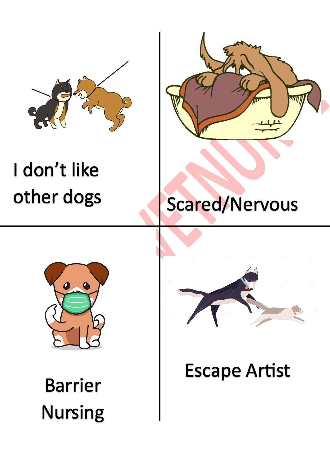 Veterinary Kennel Signs - Etsy