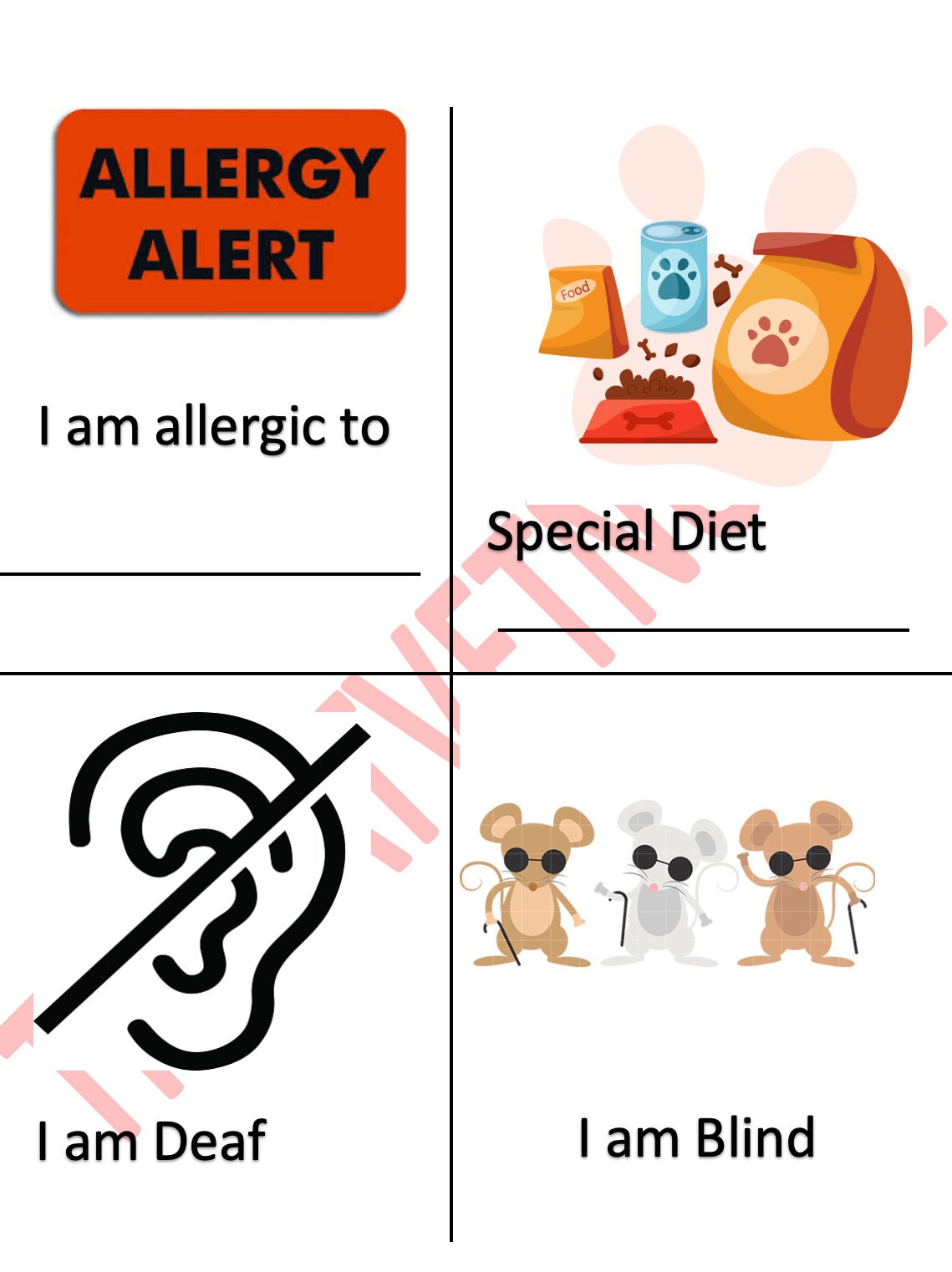 Veterinary Kennel Signs - Etsy