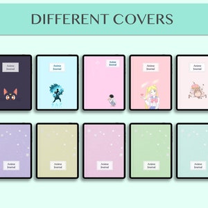 Digital Anime Journal for Goodnotes, Anime Reviews, Minimal Anime ...