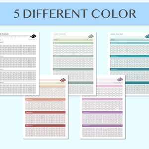 Digital or Printable Anime Tracker, Anime Log, Watching Planner, Track ...