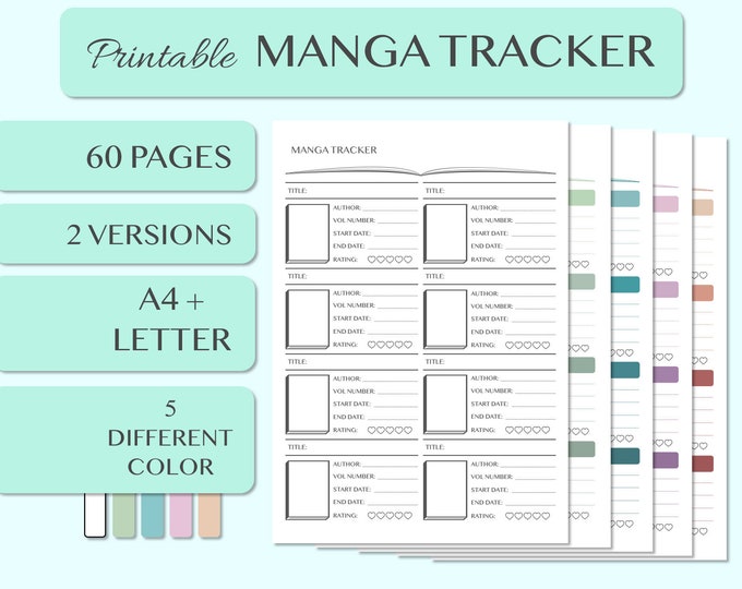 Printable & Fillable Movie Tracker, Movie Journal, Movie Review, Movie ...