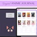 Digital Anime Journal for Goodnotes, Anime Reviews, Minimal Anime ...