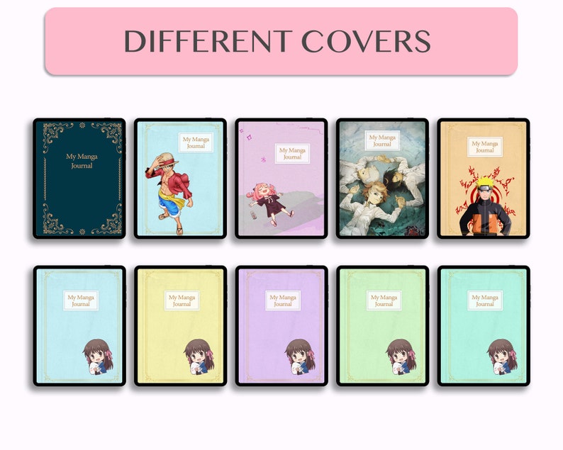 Digital Manga Reading Journal for Tracking and Organizing Your - Etsy