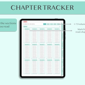 Digital Manga Reading Journal for Tracking and Organizing Your Manga ...