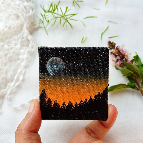 Mini Canvas Painting - Etsy