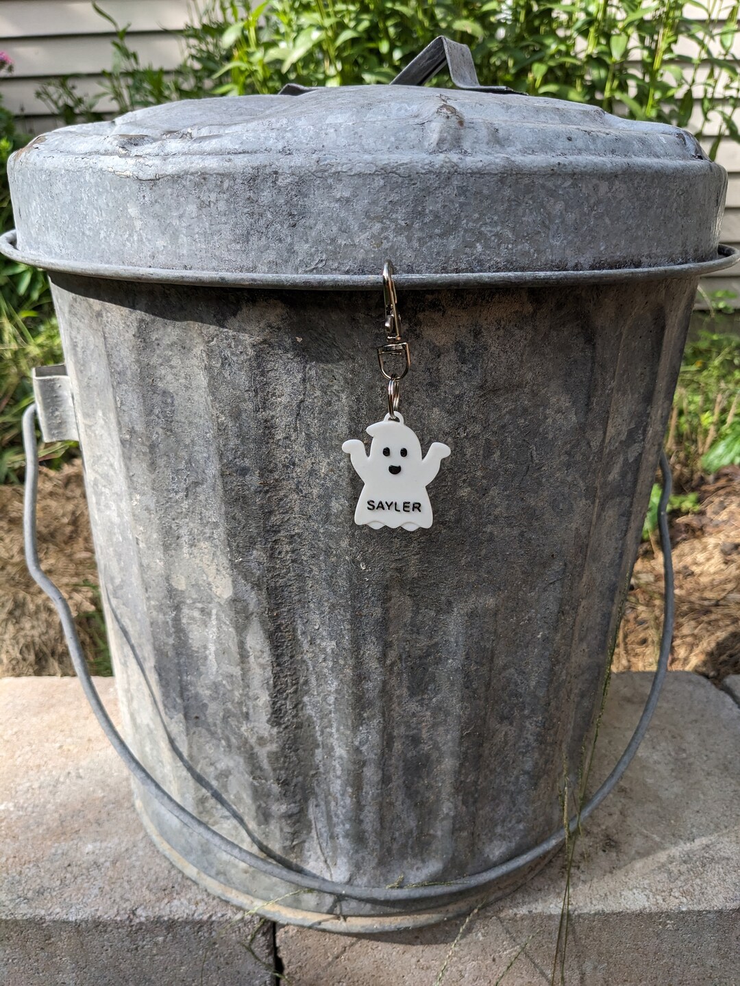 Custom 3d-printed Halloween Ghost Pet ID Tag - Etsy