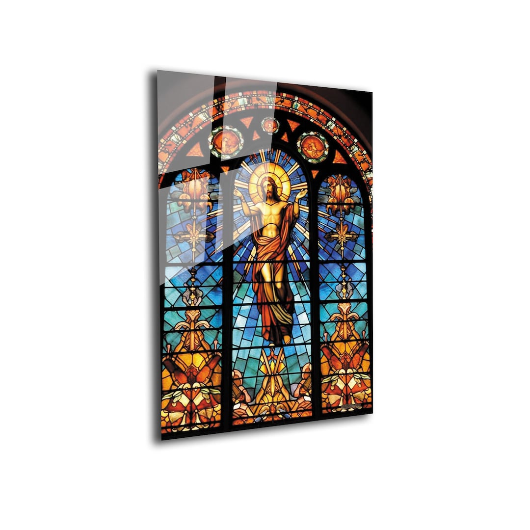 Jesus Tempered Glass Wall Art, Christ Wall Art, Jesus of Nazareth ...