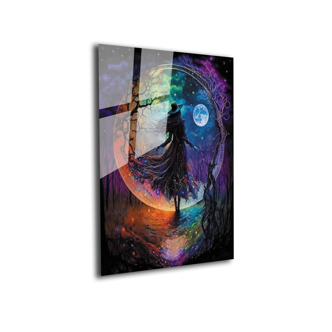 Moon Collector Glass Printing Wall Art Modern Decor Ideas for Your ...