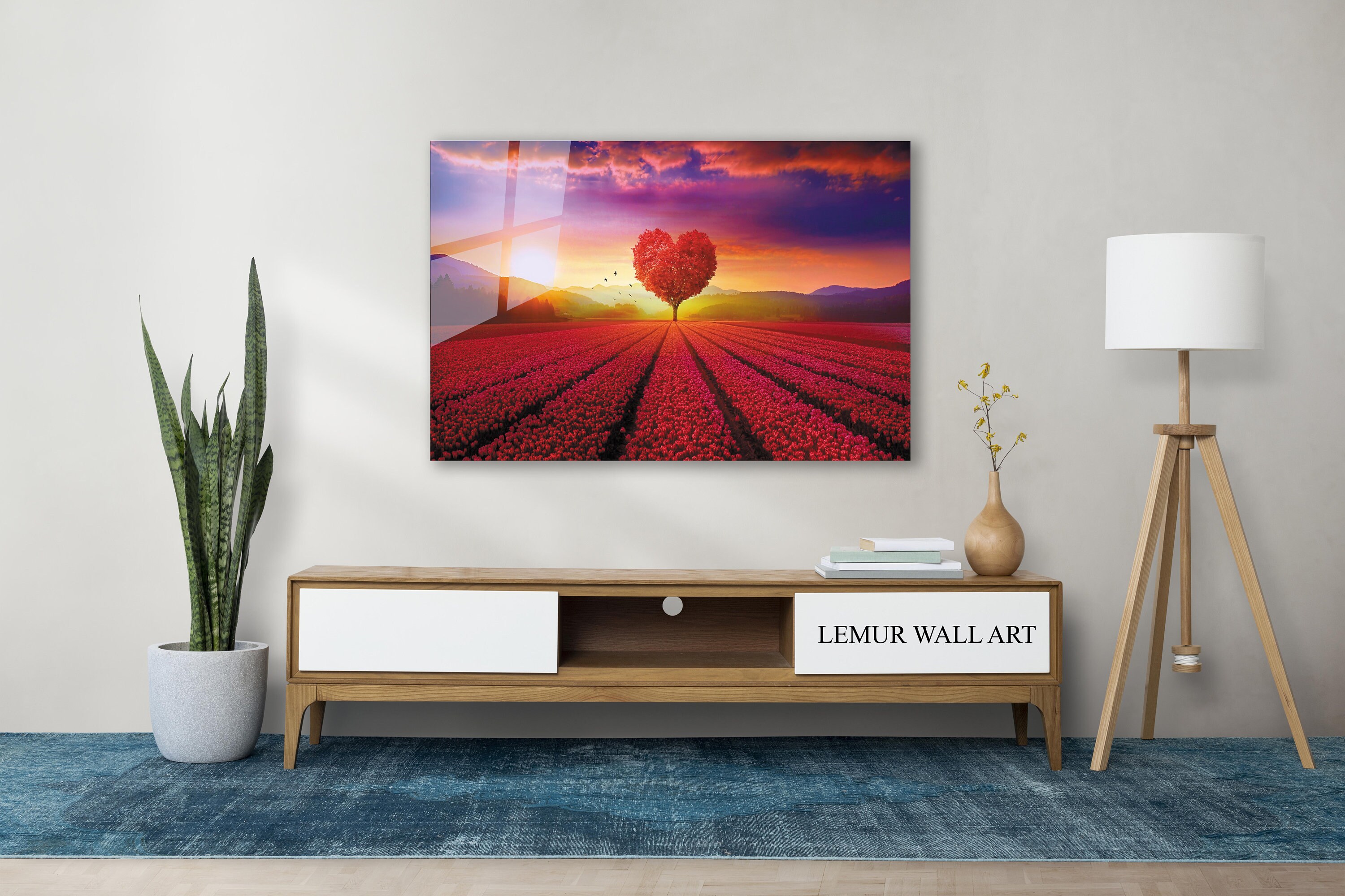 Toile 3D graffiti amour main, toile d'art graffiti, verre trempé ...