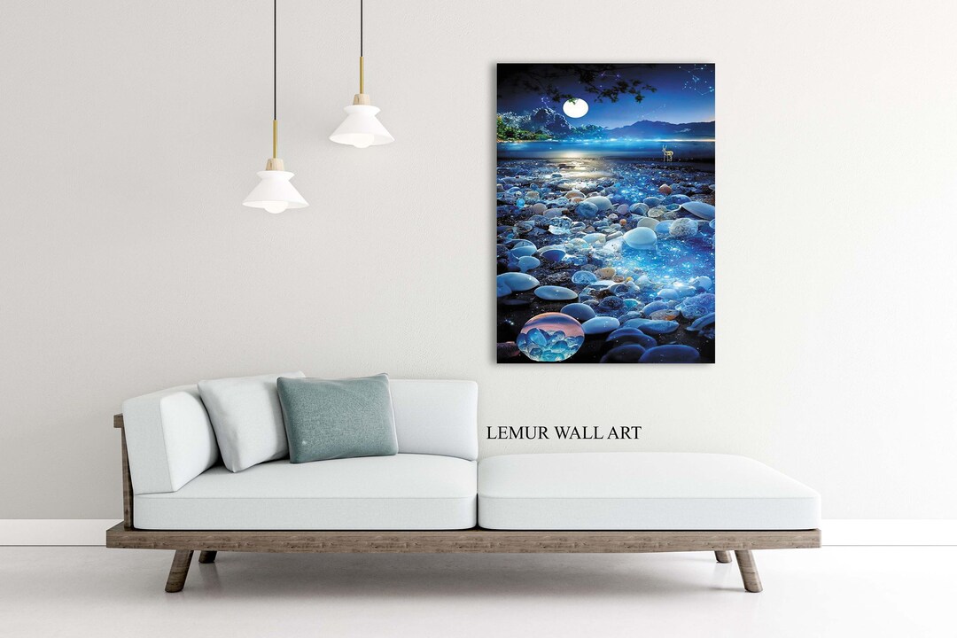 Zen Spa Stones Tempered Glass Wall Art: Large Wall Hanging - Etsy