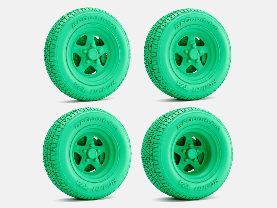 1/24 Scale, 15x5, 15x7, 15x8, 15x10 Weld Pro Star Wheels, Bfgoodrich ...