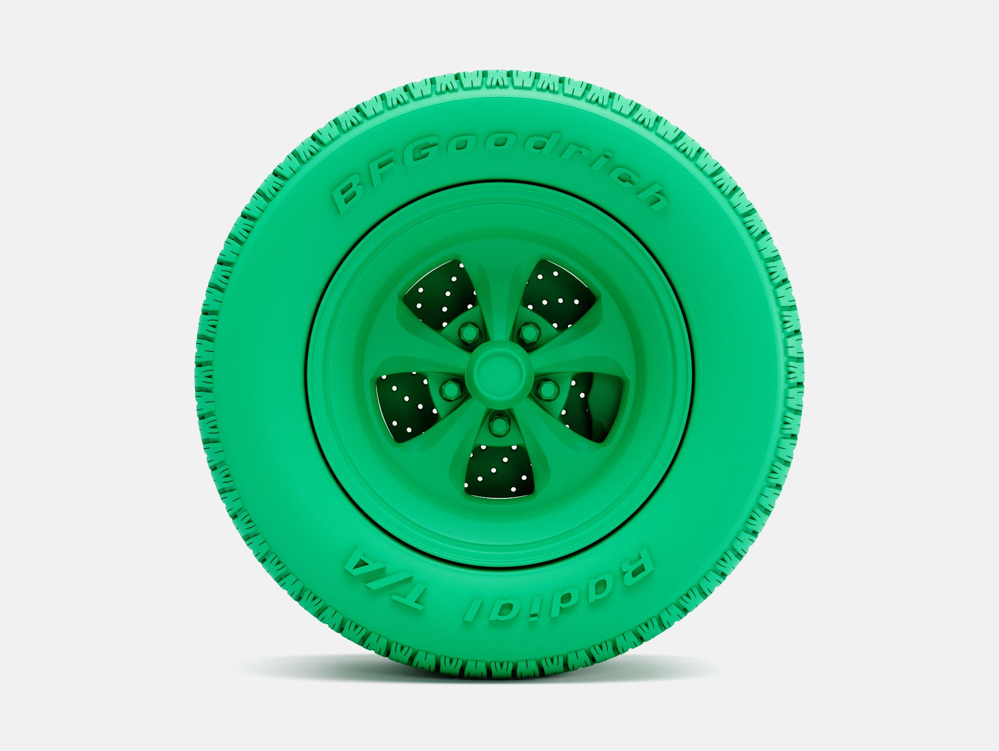 1/24 Scale, 15x8 Keystone Klassic Wheel, Bfgoodrich Radial T/A Tire ...