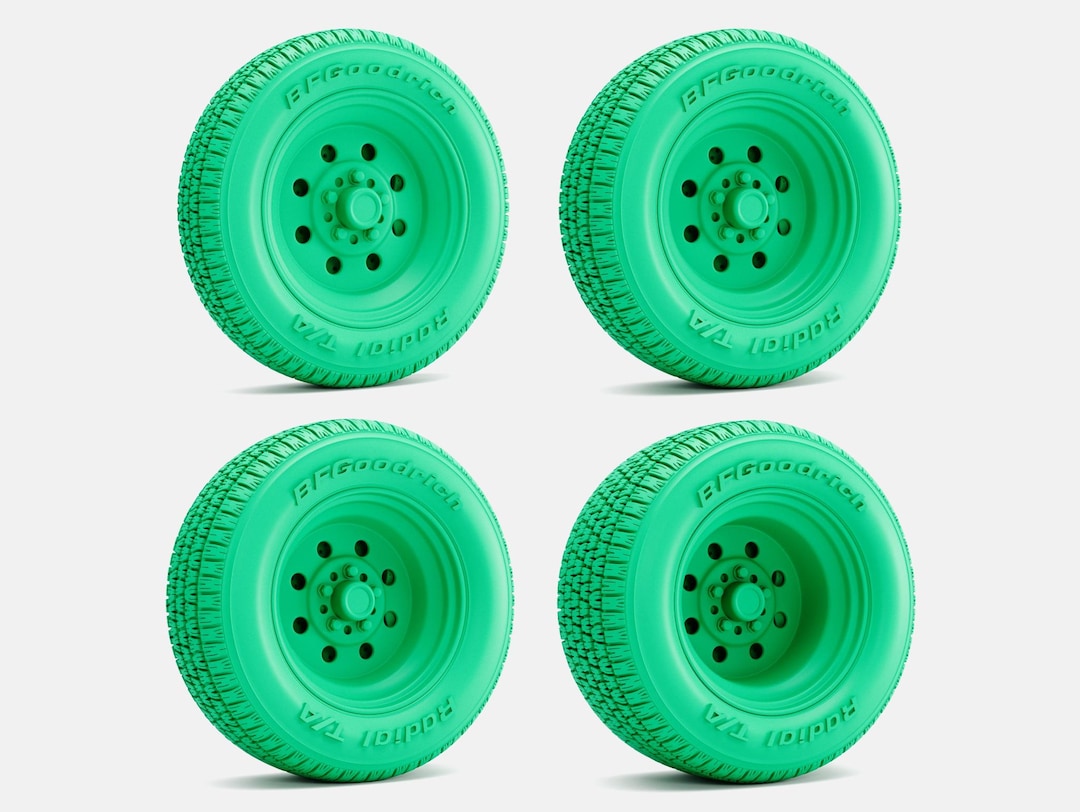 1/24 Scale, 15x5, 15x7, 15x8, 15x10 Weld Draglite Wheels, Bfgoodrich ...