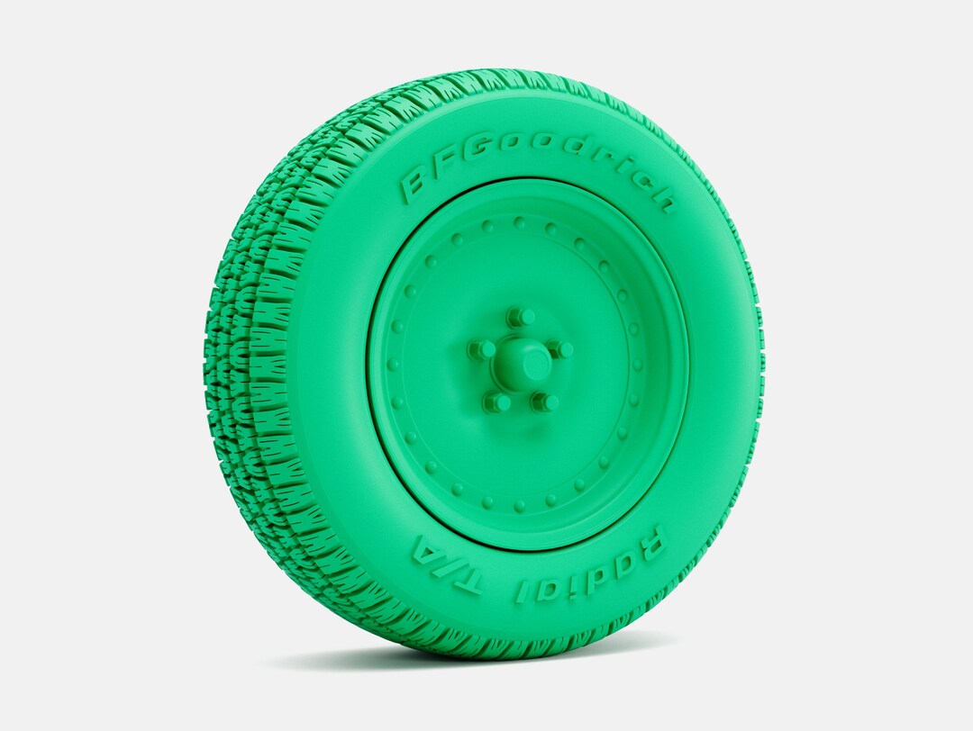 1/24 Scale, 15x7 Centerline Auto Drag Wheel, Bfgoodrich Radial T/A Tire ...