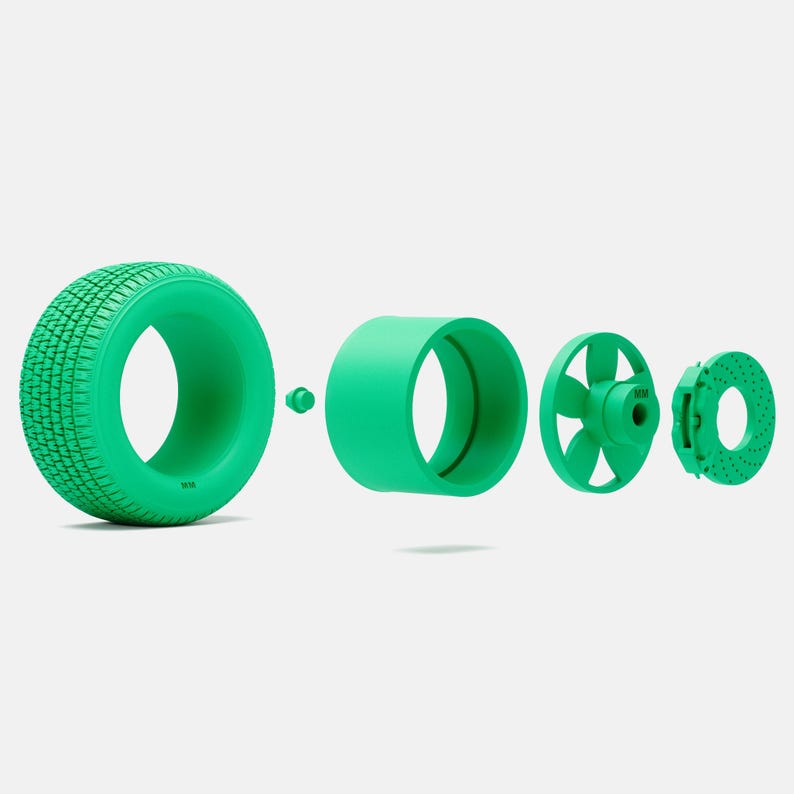 STL Files, Daisy Wheels & Bfgoodrich Radial Tires, 15 Inch: (digital ...