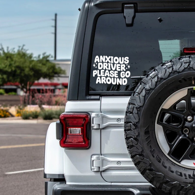 Anxious Driver Please Go Around Svg Png Design for Car Decals, Stickers ...