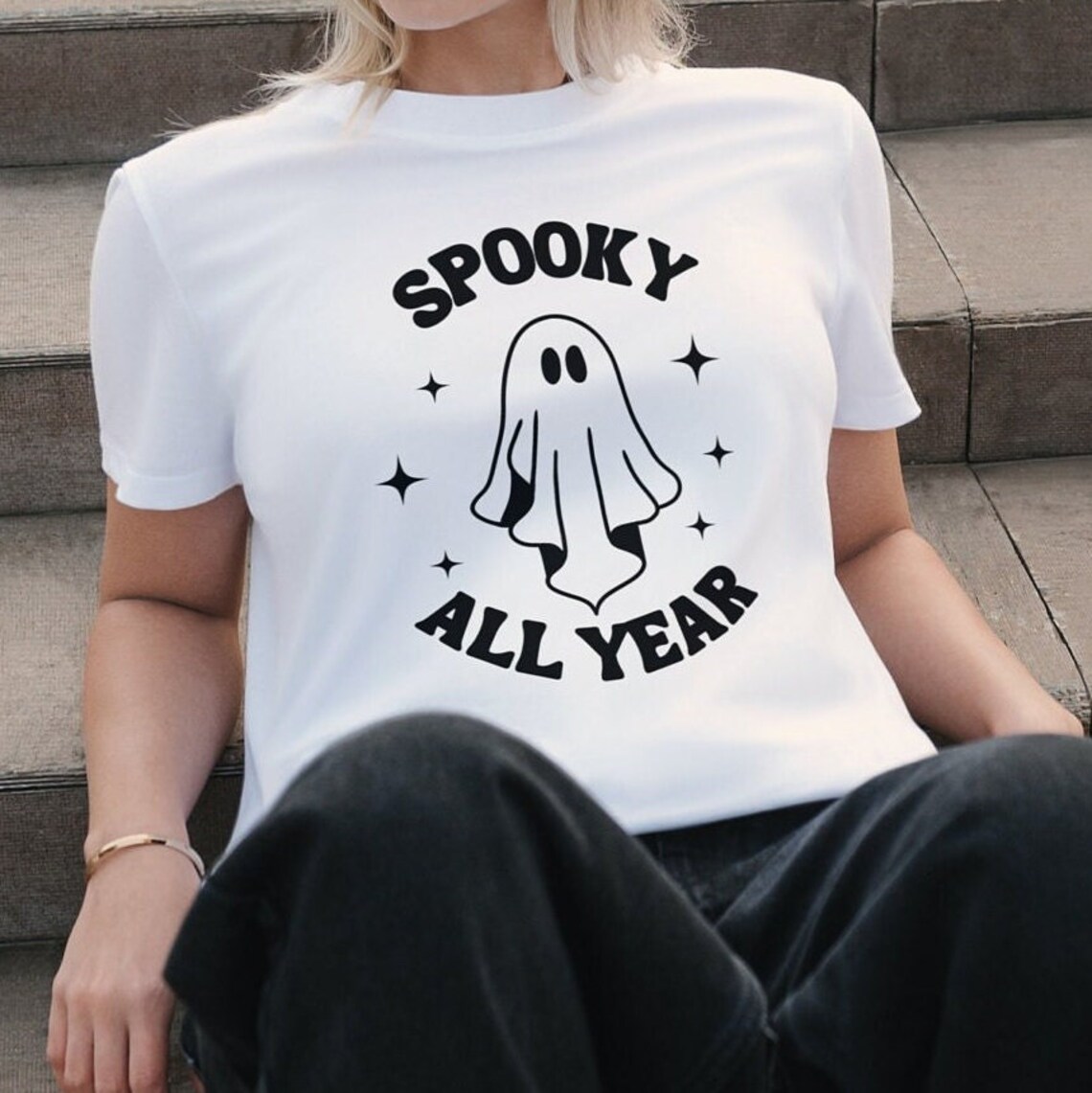 Spooky All Year SVG, Halloween Svg, Spooky Svg, October 31, Retro ...