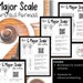 G Major Scale Worksheets (one Octave-portrait) | for Violin, Viola ...