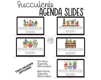 Back to School Daily Agenda Google Slides Template Bulletin Board ...