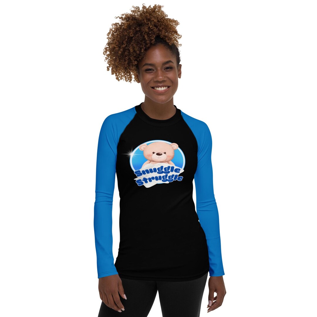 Snuggle Struggle Rash Guard Ranked Blue Belt Available in Any Belt ...