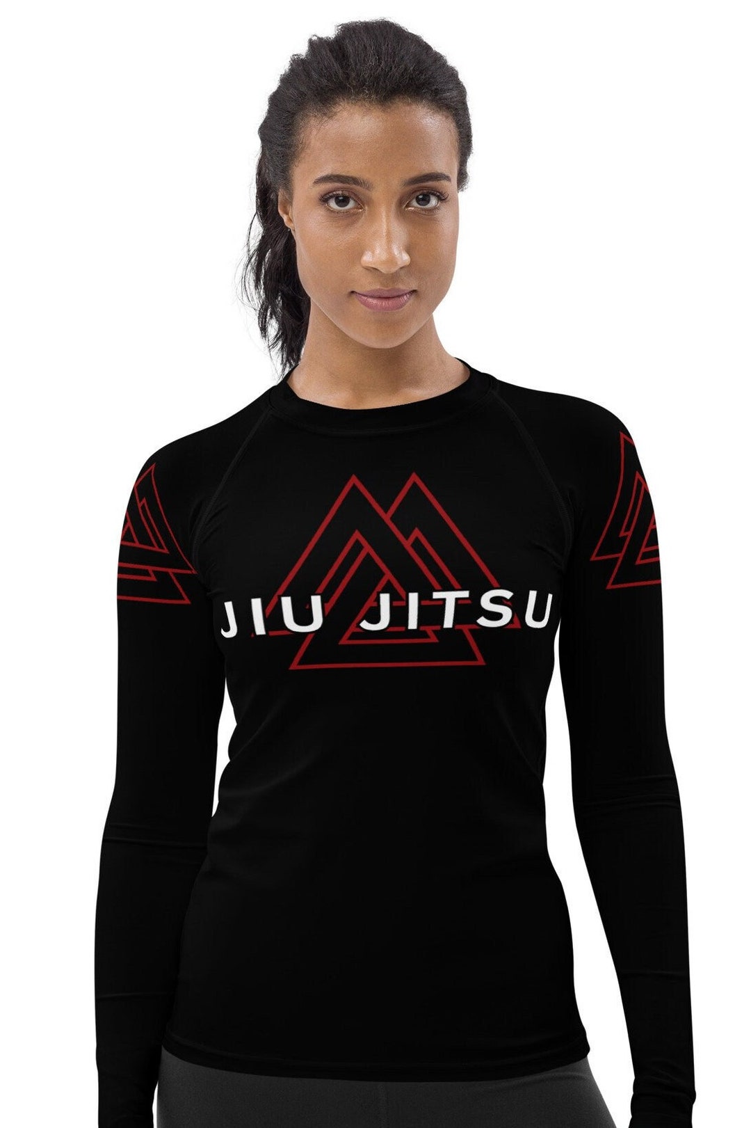 Black Belt Rash Guard Women's Black Belt Rash Guard BJJ Black Belt Rash Guard Jiu Jitsu Black ...