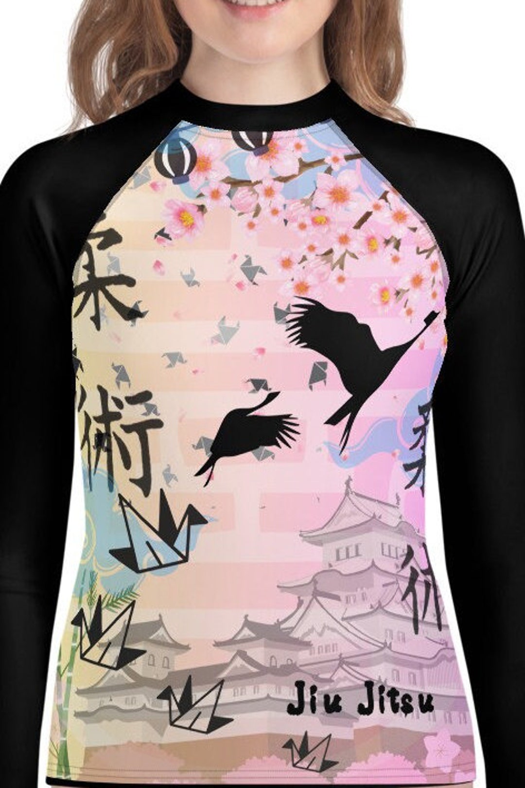 Girls Jiu Jitsu Rash Guard Pretty Girls Rash Guard Girls Rash Guard Jiu ...