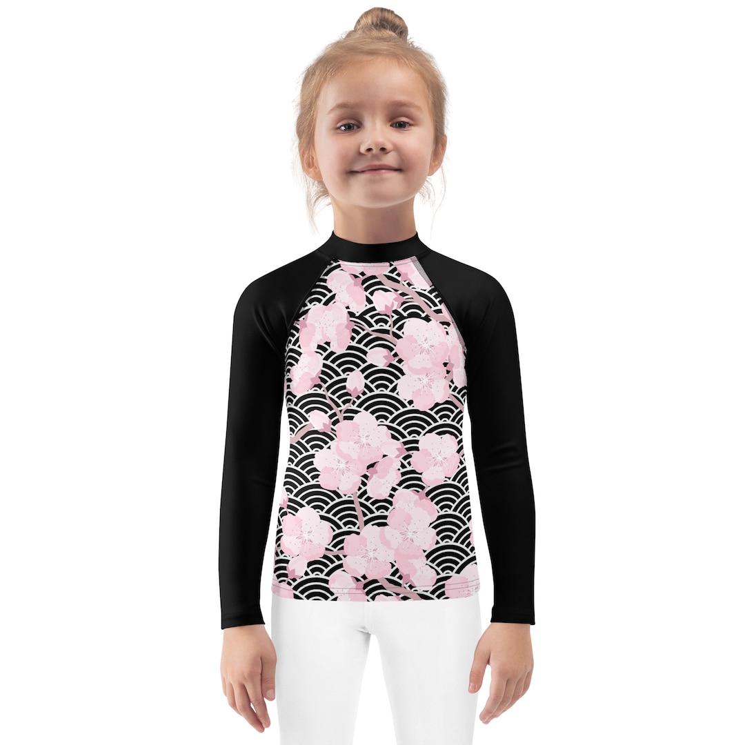 Kids BJJ Rash Guard Floral Rash Guard Little Kids Sizes 2T-6X - Etsy