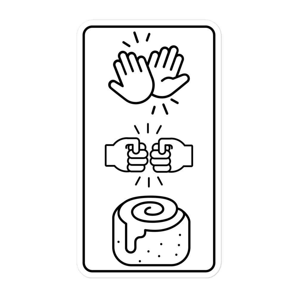 Jiu Jitsu Sticker Slap Tap Roll Sticker Slap Bump Roll Sticker Bjj ...