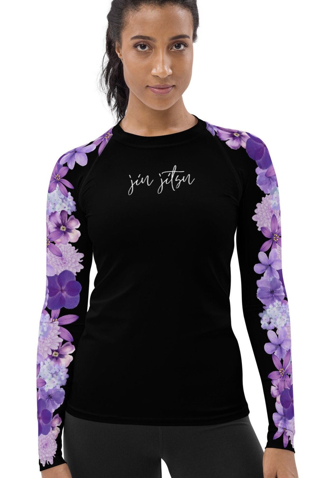 Purple Belt Rash Guard BJJ Rash Guard Ranked Rash Guard Purple Rash ...
