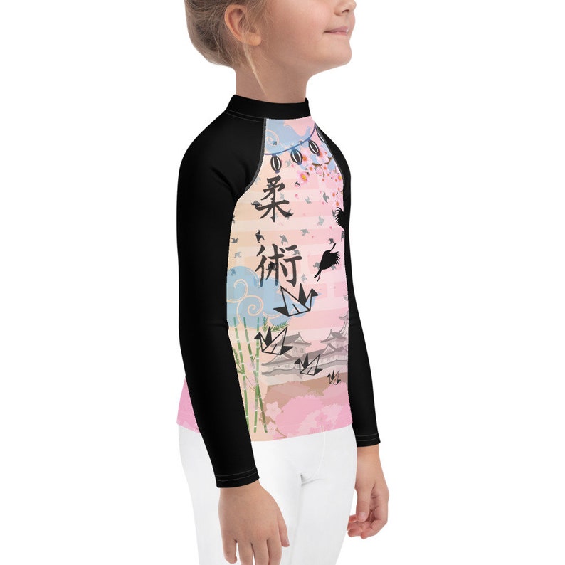 Little Girls Jiu Jitsu Rash Guard Pretty Girls Rash Guard Girls Rash ...