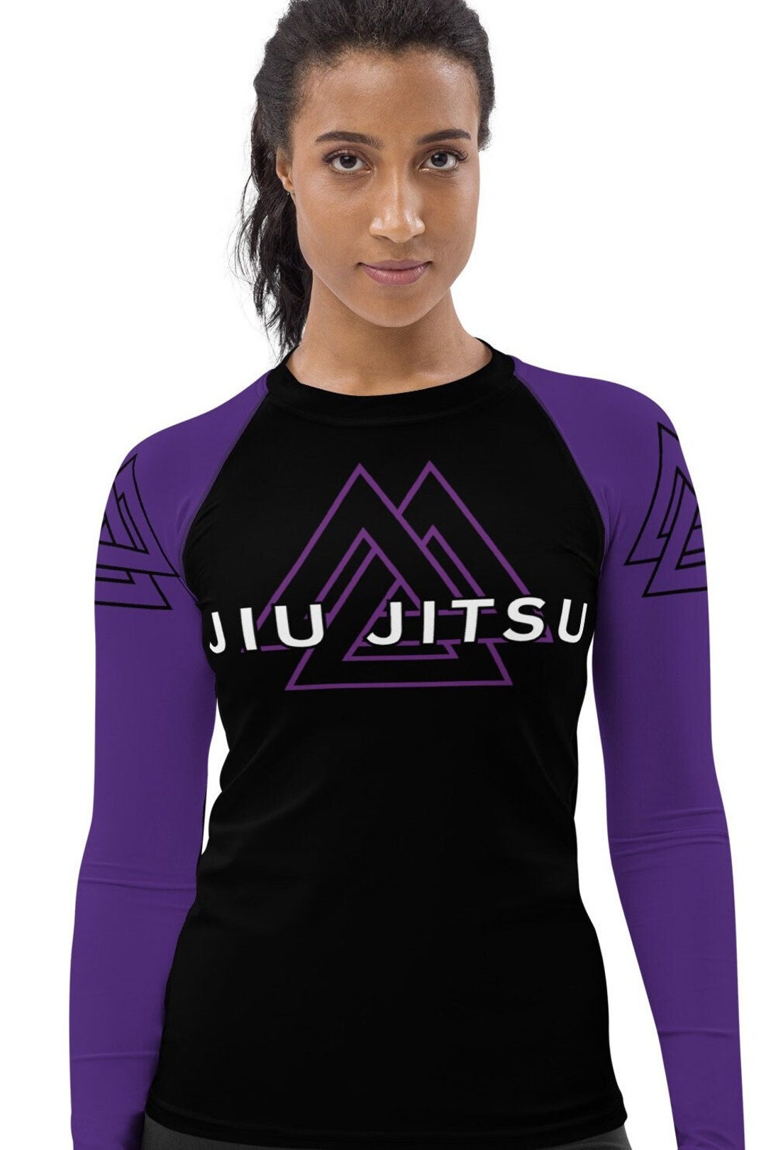 Purple Belt Rash Guard Women's Purple Belt Rash Guard BJJ Purple Belt ...