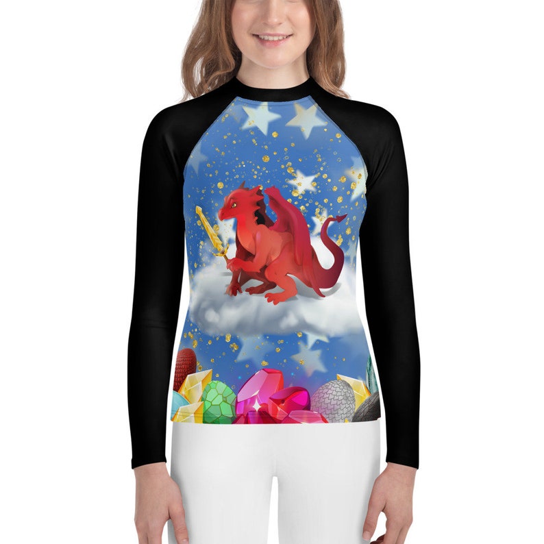 Girls Jiu Jitsu Rash Guard Pretty Girls Rash Guard Girls Dragon Rash ...