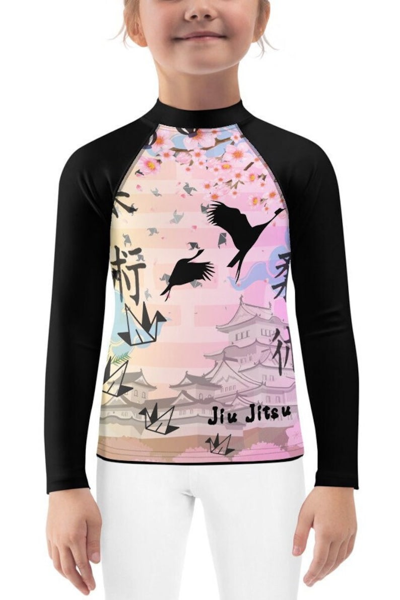 Little Girls Jiu Jitsu Rash Guard Pretty Girls Rash Guard - Etsy