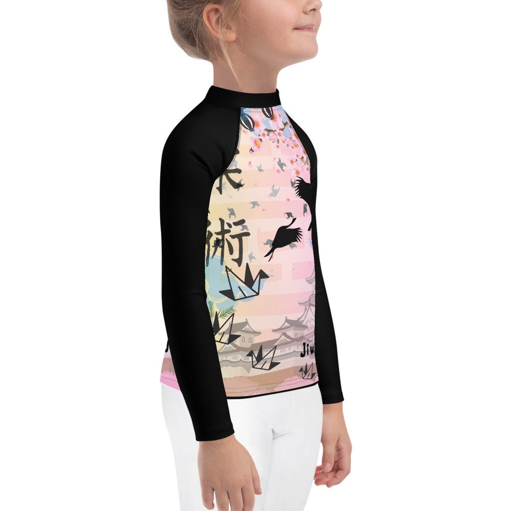 Little Girls Jiu Jitsu Rash Guard Pretty Girls Rash Guard Girls Rash ...
