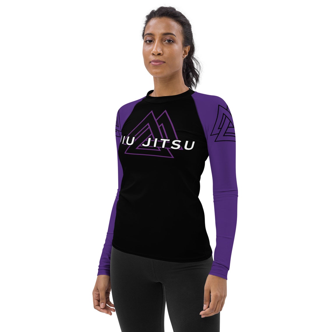 Purple Belt Rash Guard Women's Purple Belt Rash Guard BJJ Purple Belt ...