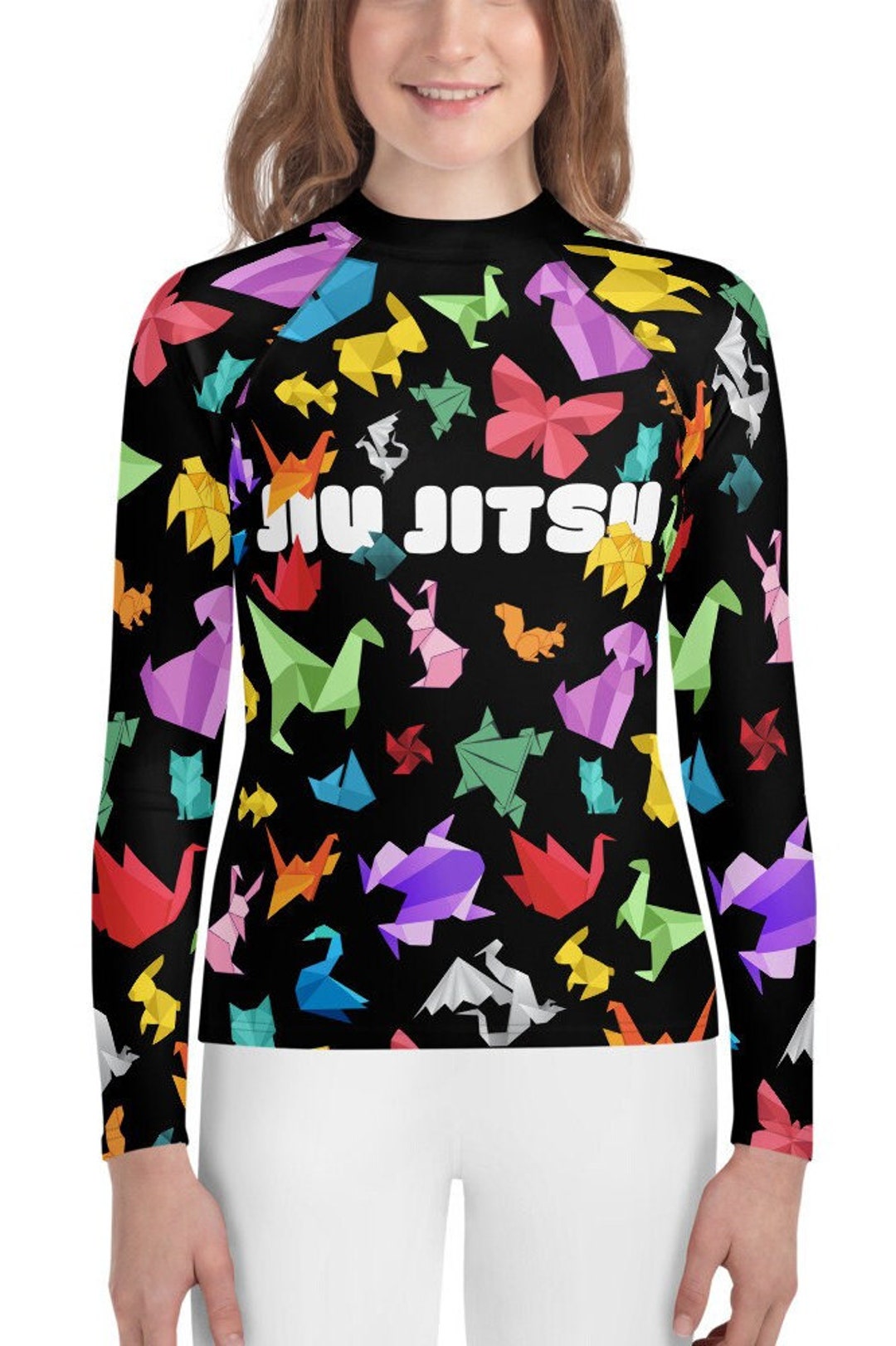 Kids Jiu Jitsu Rash Guard Kids BJJ Rash Guard Kids Brazilian Jiu Jitsu ...