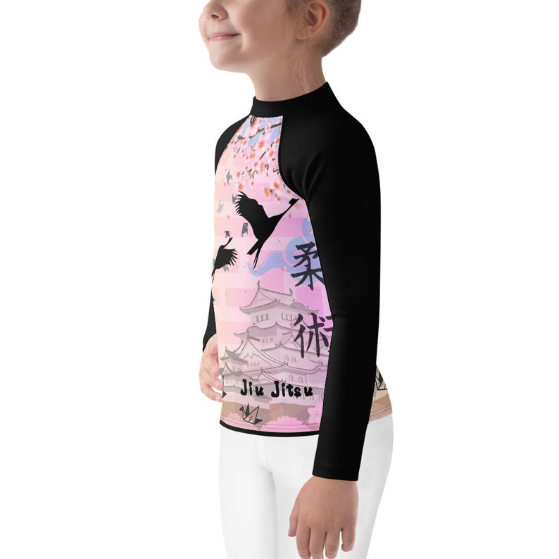 Little Girls Jiu Jitsu Rash Guard Pretty Girls Rash Guard Girls Rash ...