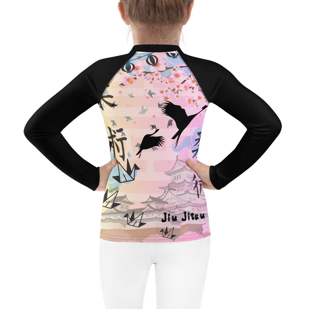 Little Girls Jiu Jitsu Rash Guard Pretty Girls Rash Guard Girls Rash ...