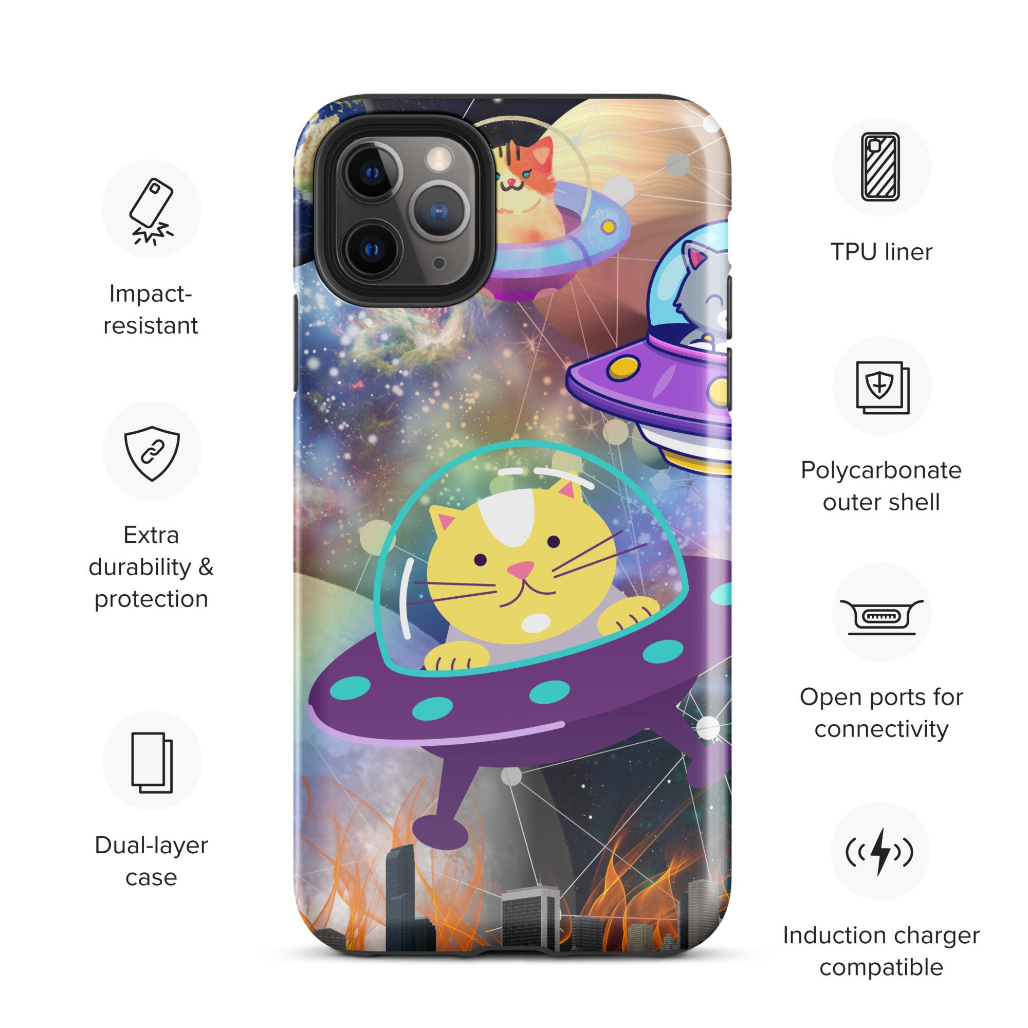 Cats iPhone Case Silly Cats iPhone Case Gift for Cat Lover - Etsy UK