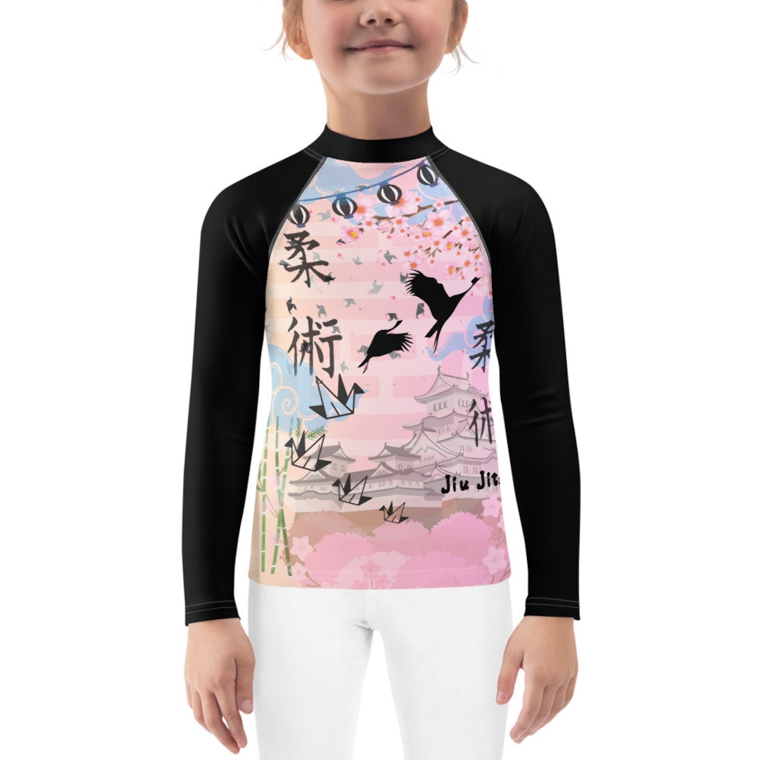 Little Girls Jiu Jitsu Rash Guard Pretty Girls Rash Guard Girls Rash ...
